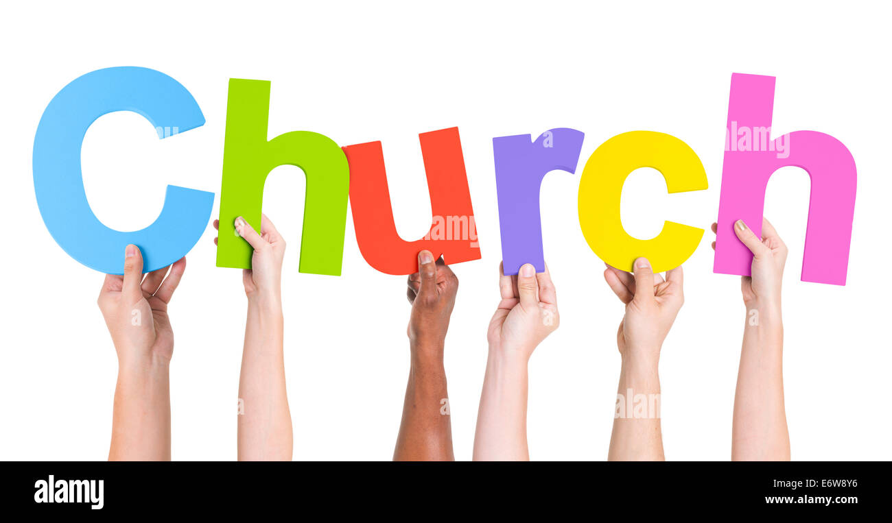 Multiethnic Hands Holding Text Church Stock Photo - Alamy Multiethnic Hands Holding Text Church Stock Photo - Alamy