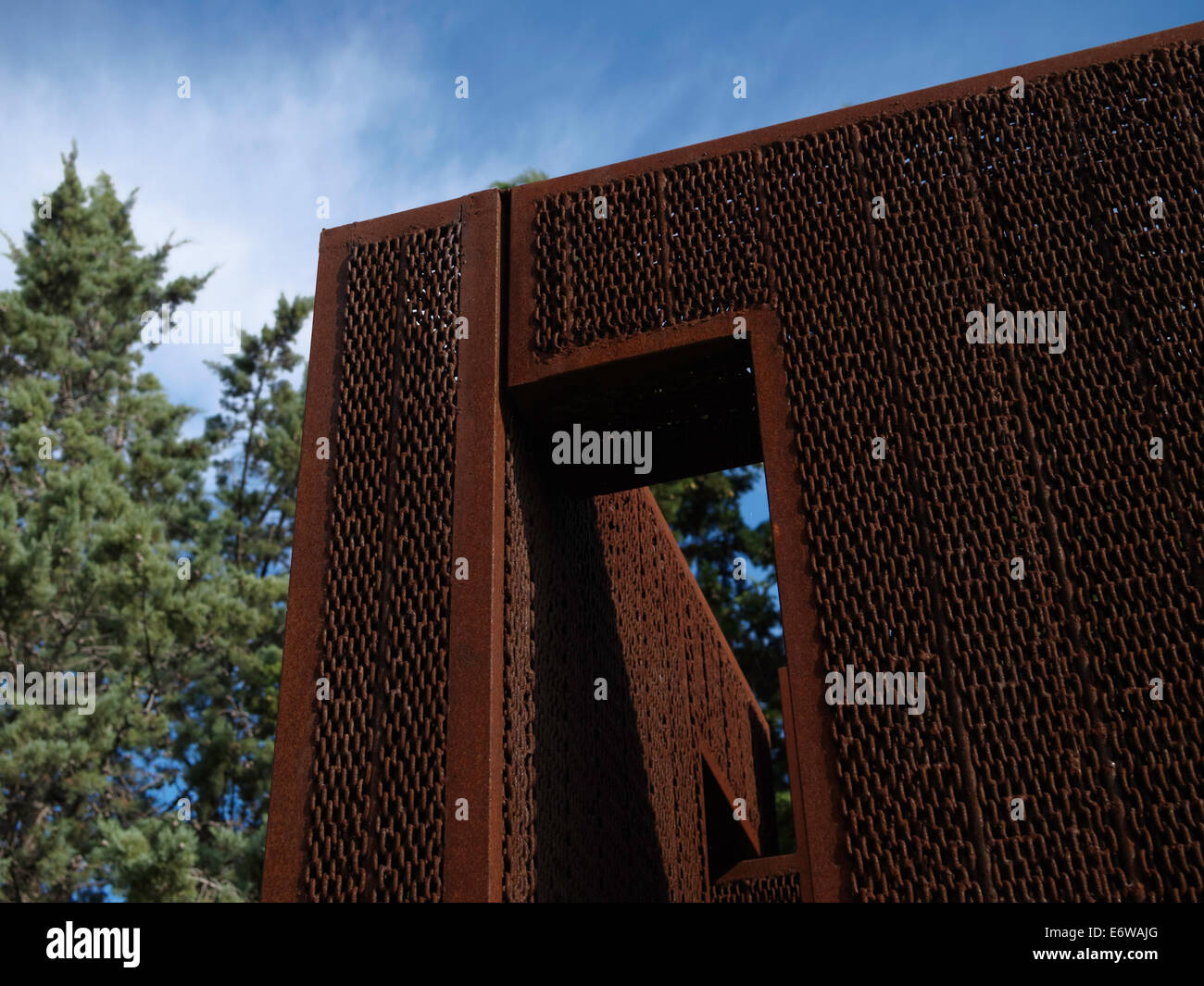 Dusan Dzamonja sculpture / detail from Sculpture park Vrsar, Vrsar ...