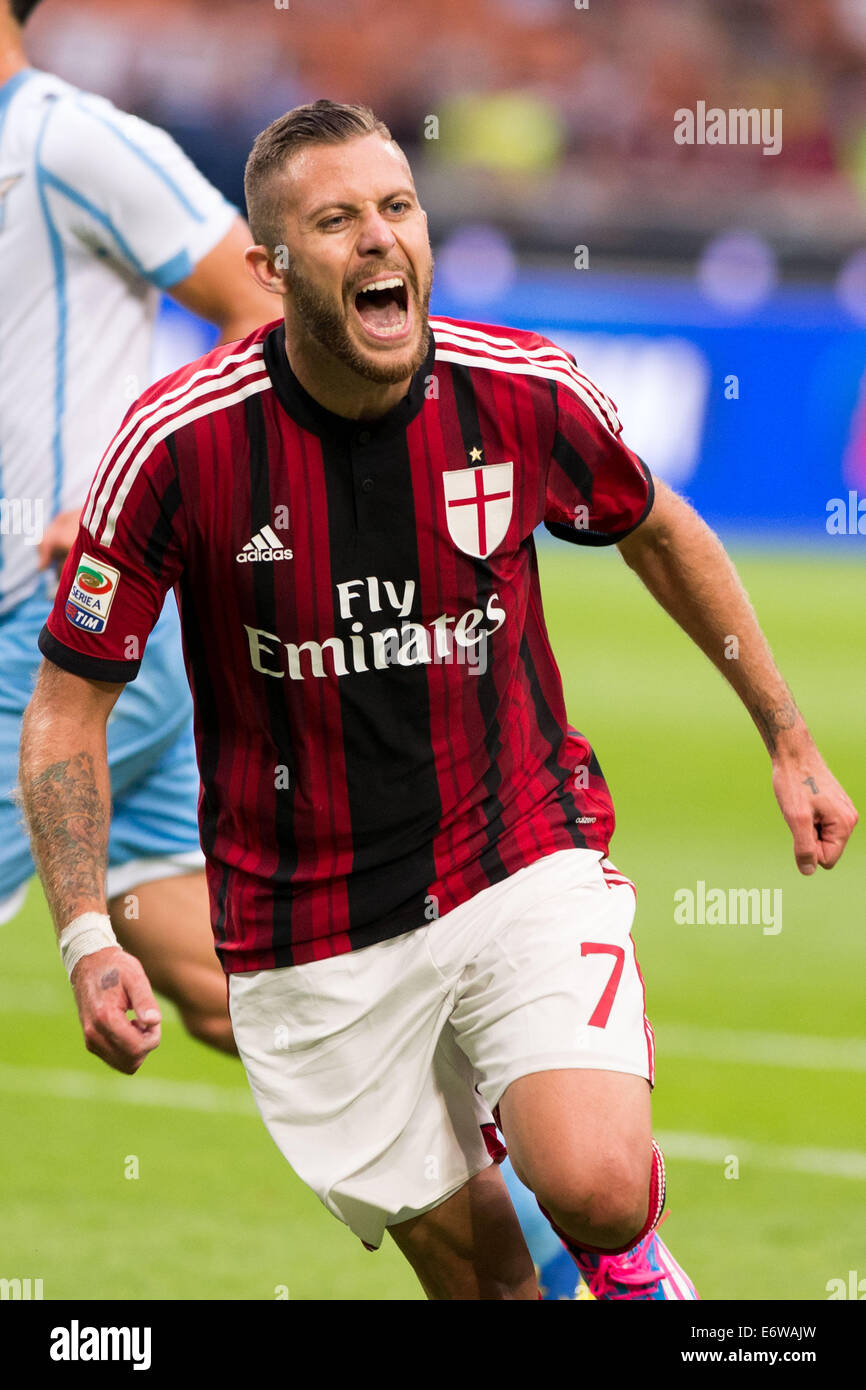 Milan, Italy. 31st Aug, 2014. Jeremy Menez (Milan) Football/Soccer ...
