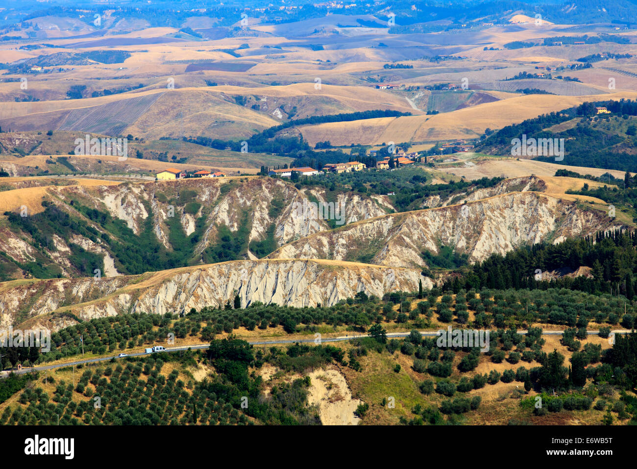 The Volterra balze, Tuscany, Italy Stock Photo - Alamy