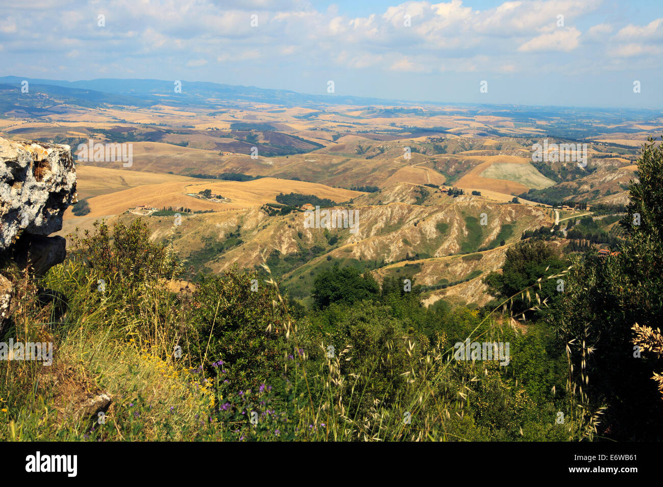 The Volterra balze, Tuscany, Italy Stock Photo - Alamy