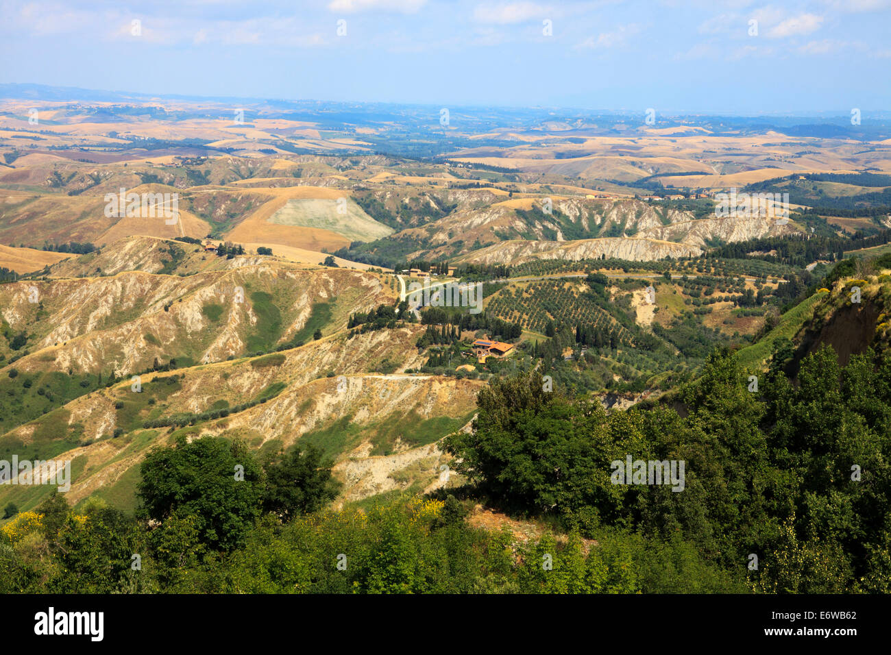 The Volterra balze, Tuscany, Italy Stock Photo - Alamy