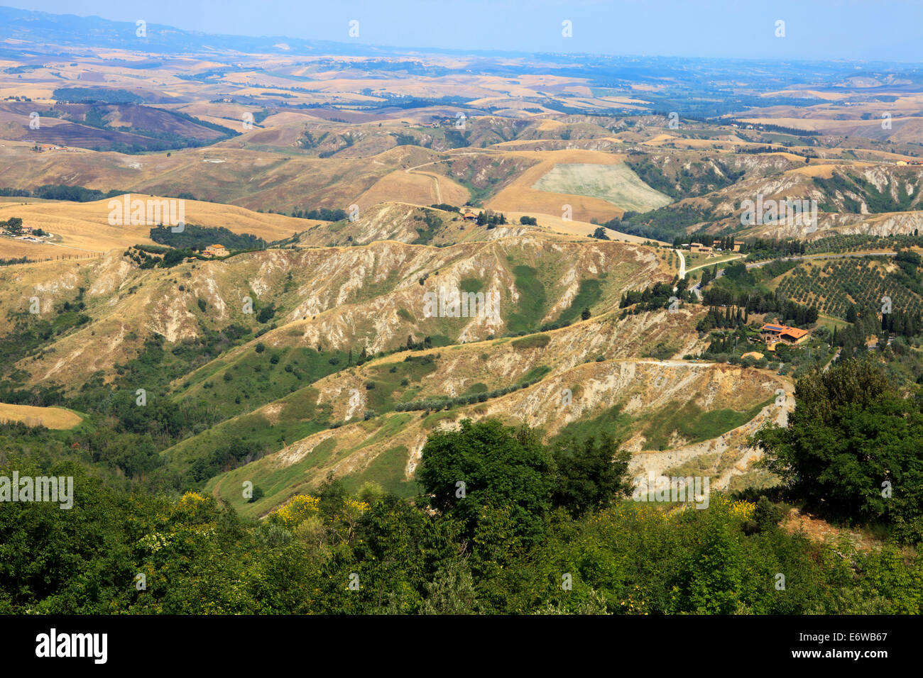 The Volterra balze, Tuscany, Italy Stock Photo - Alamy