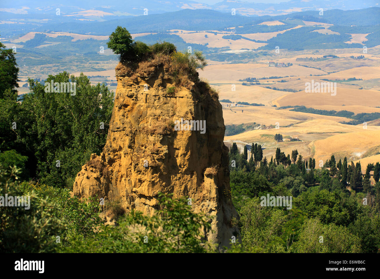 The Volterra balze, Tuscany, Italy Stock Photo - Alamy