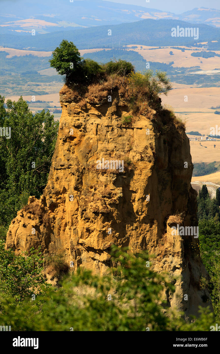 The Volterra balze, Tuscany, Italy Stock Photo - Alamy