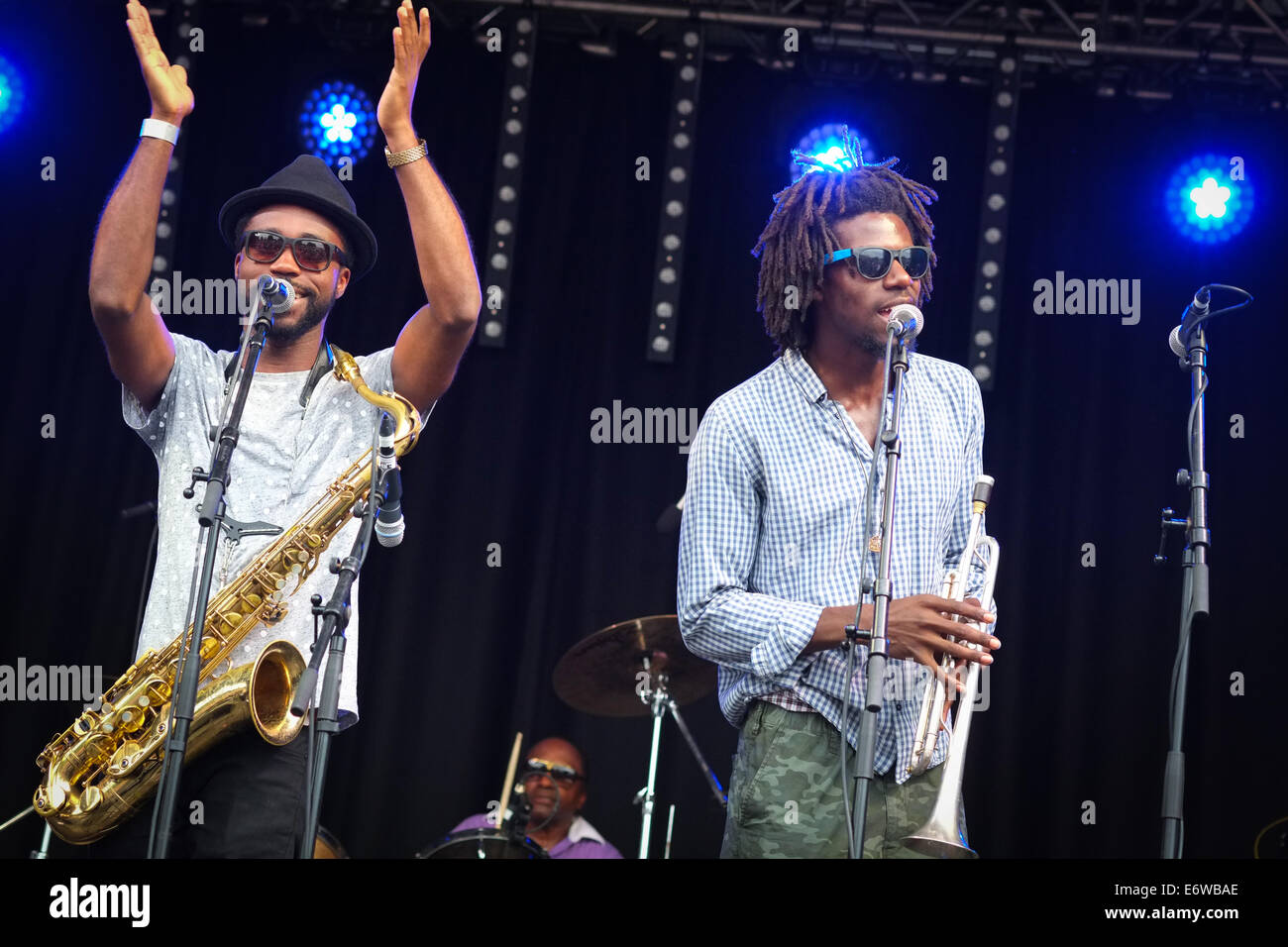 Skatalites performing reggae, ska and rocksteady music at the ...