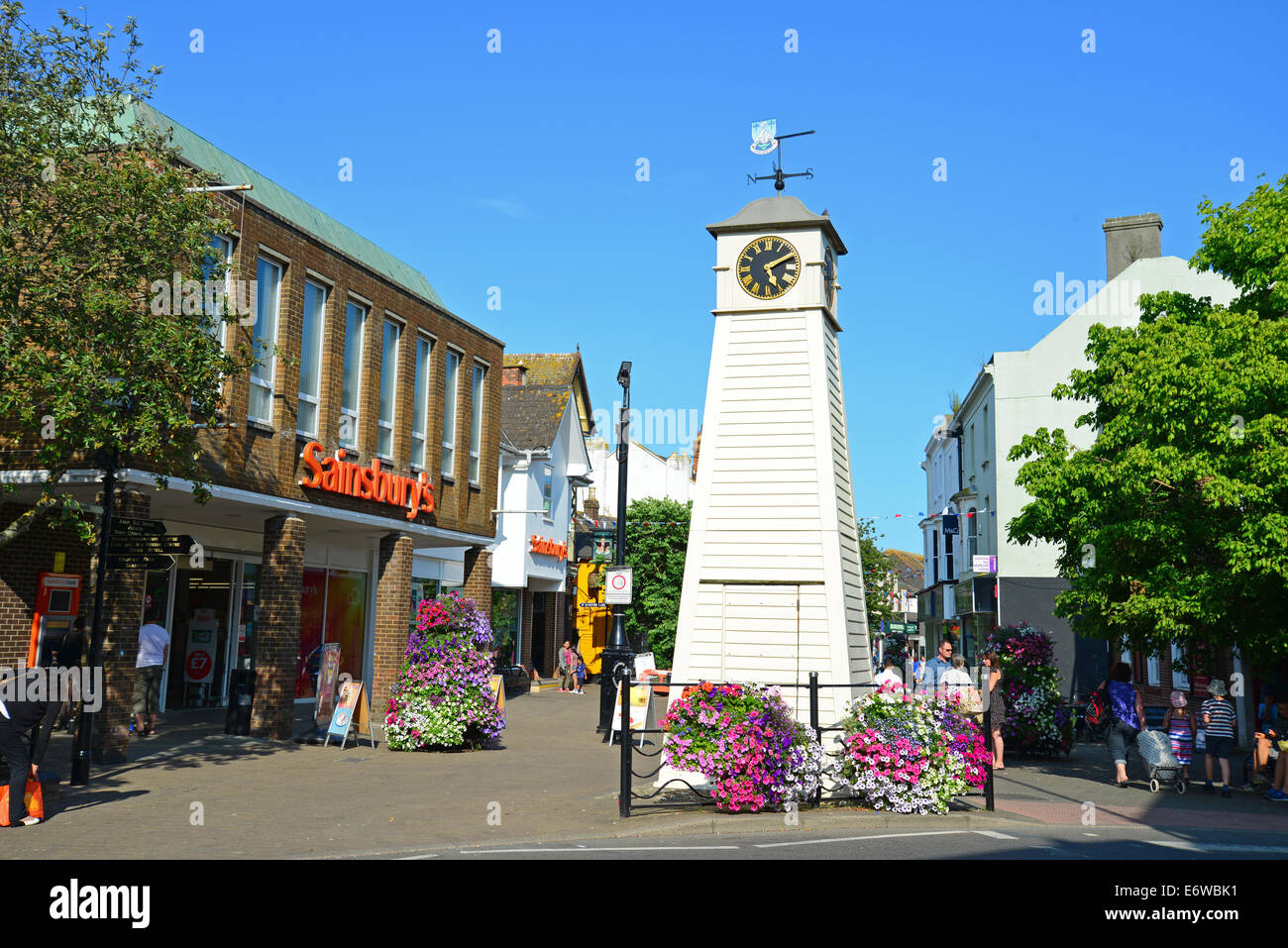 The Clock Tower, High Street, Littlehampton, West Sussex, England ...