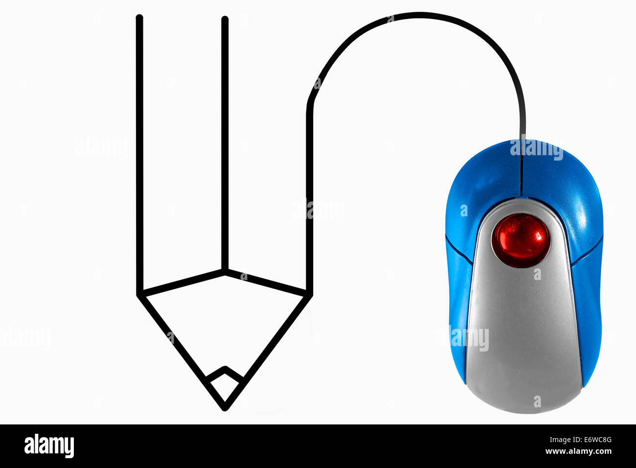 How To Draw A Computer Mouse For Kids