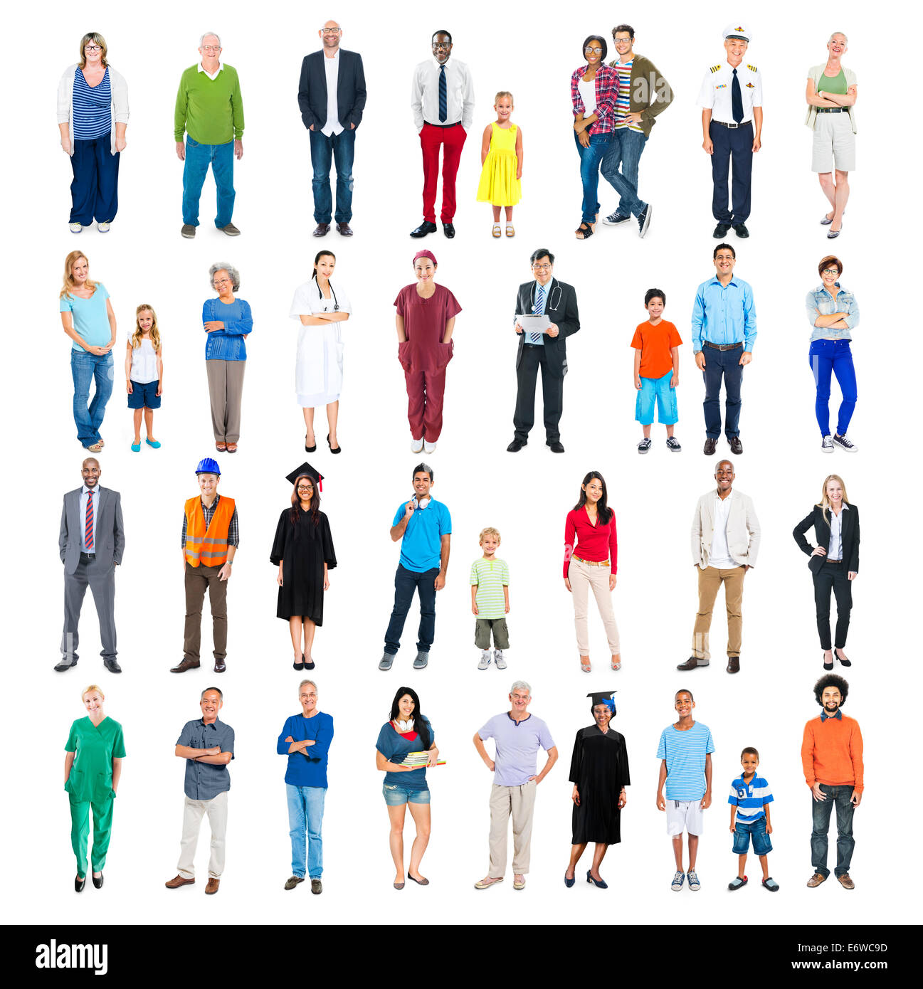 Group diverse children hi-res stock photography and images - Alamy