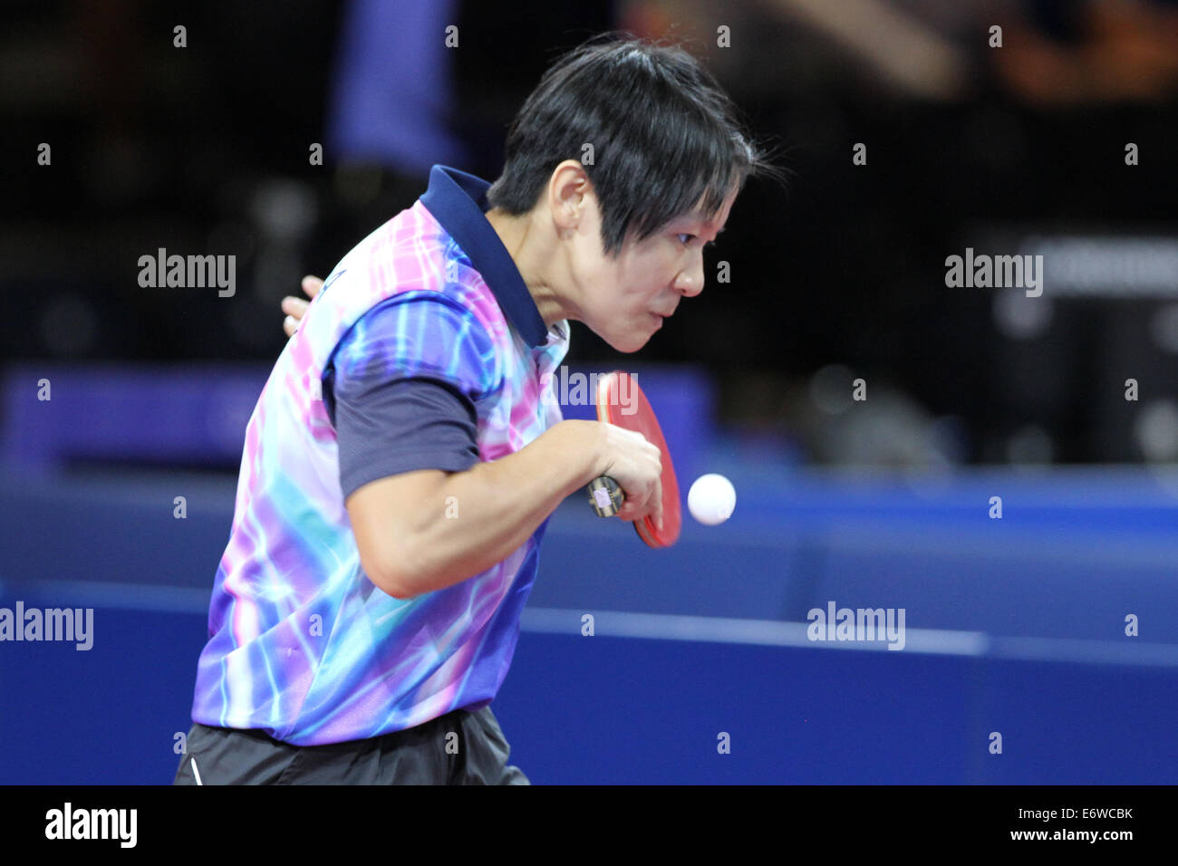 Ng Sock Khim of Malaysia v Singapore in the womens Table Tennis Womens ...