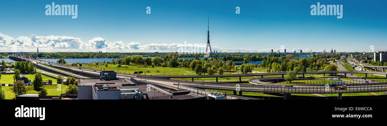 Beautiful riga city view hi-res stock photography and images - Alamy