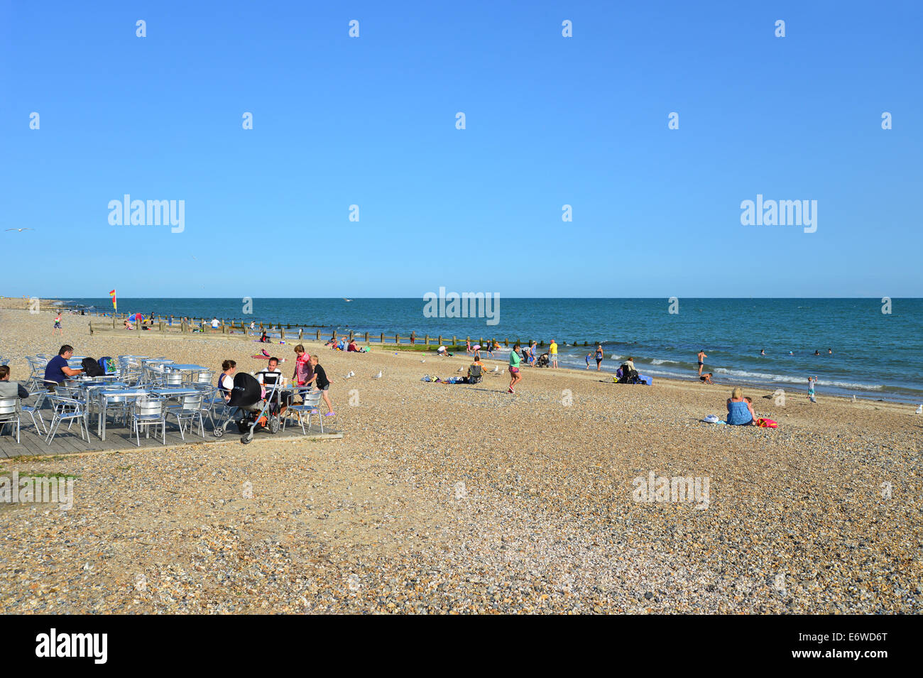 East Beach, Littlehampton, West Sussex, England, United Kingdom Stock ...