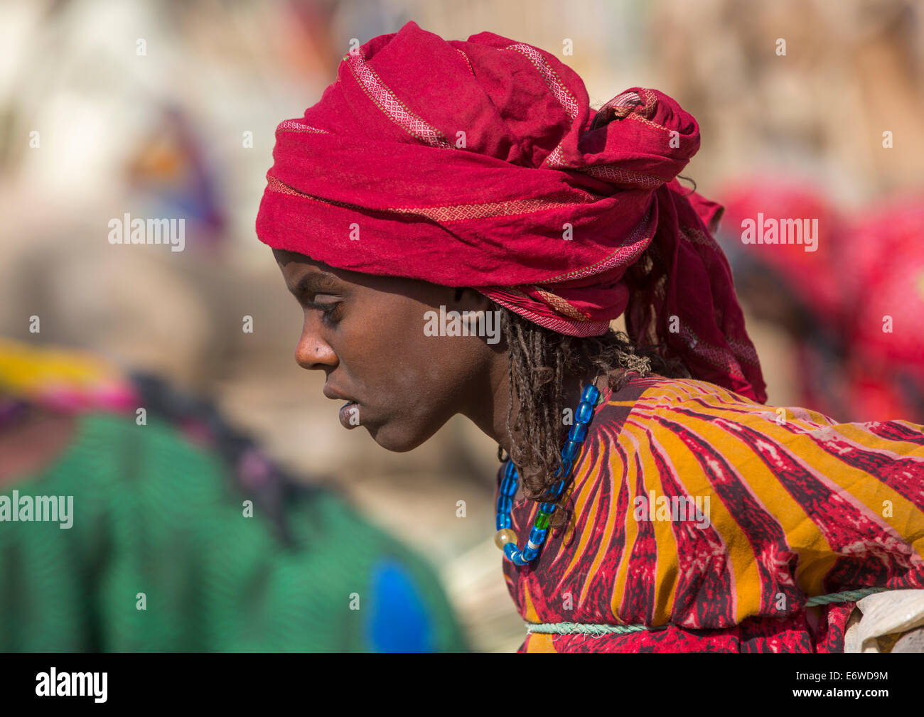 Afar Tribe Girl, Assayta, Ethiopia Stock Photo - Alamy
