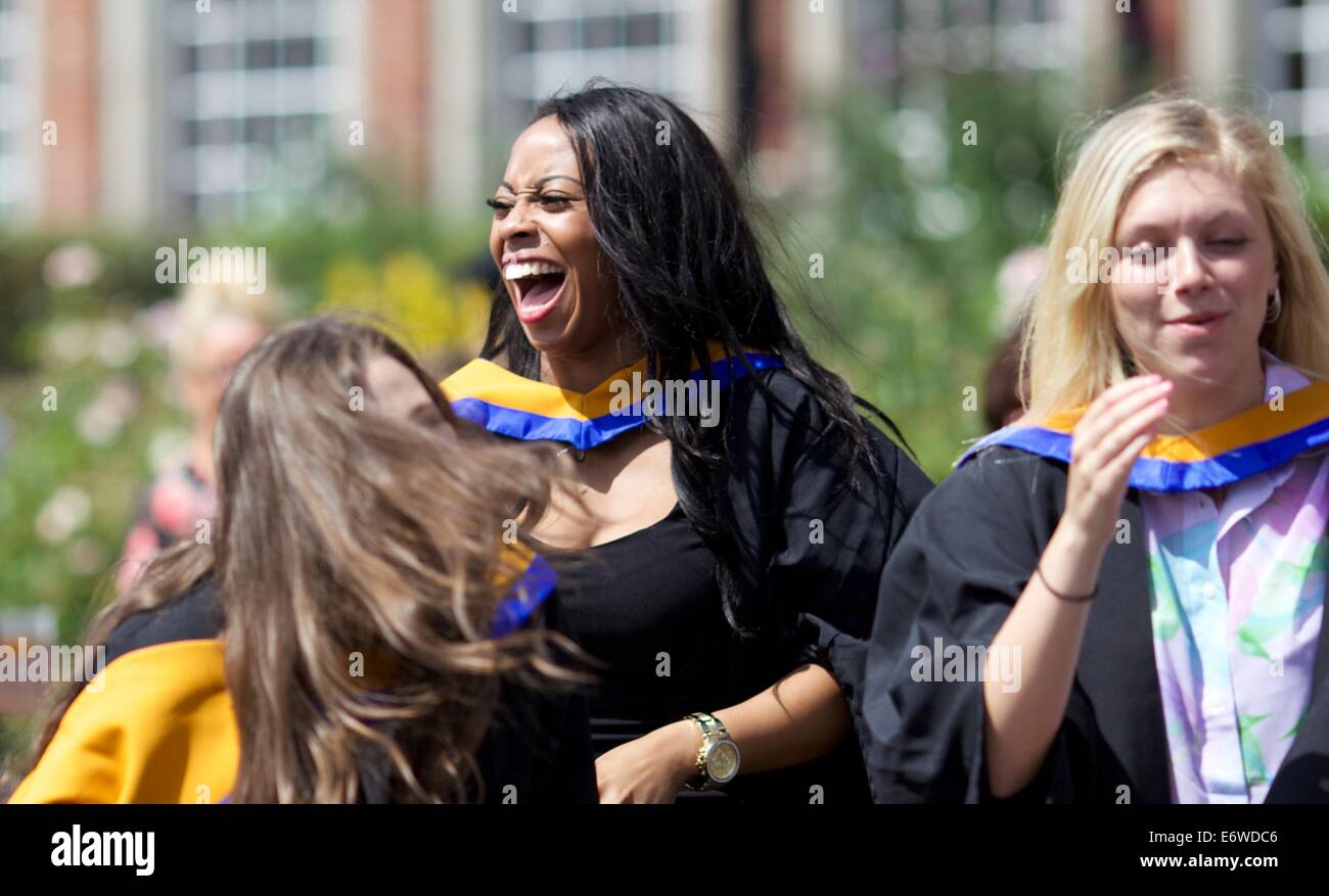 young female students at graduation ceremony Stock Photo - Alamy