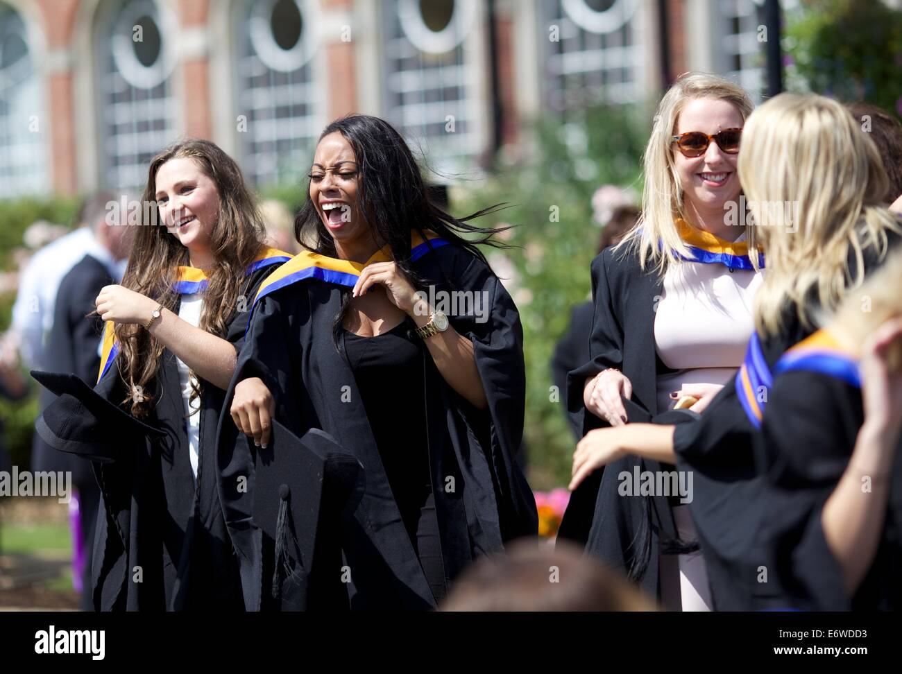 young female students at graduation ceremony Stock Photo - Alamy