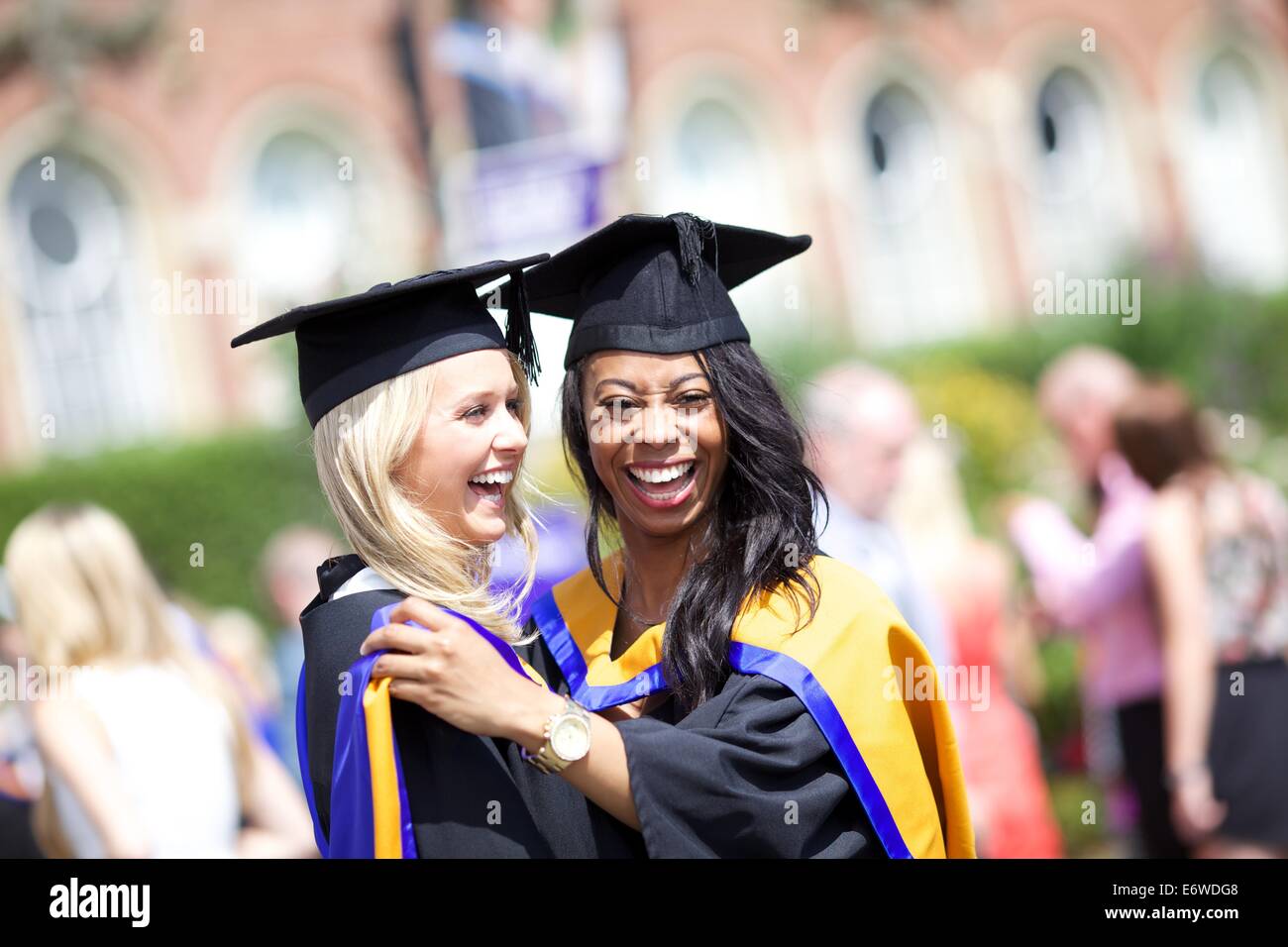 young female students at graduation ceremony Stock Photo - Alamy