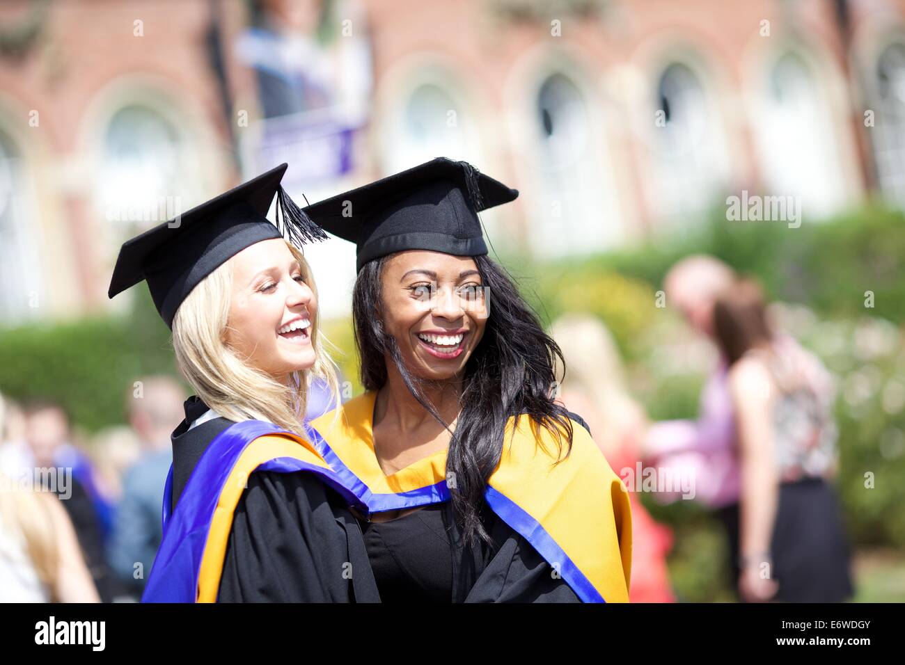 young female students at graduation ceremony Stock Photo - Alamy