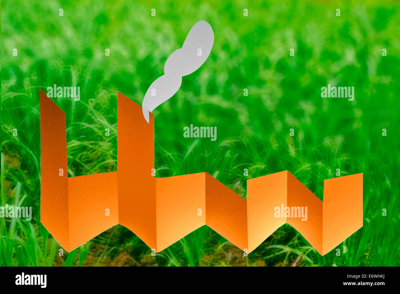 Factory Paper Cut out Stock Photo - Alamy