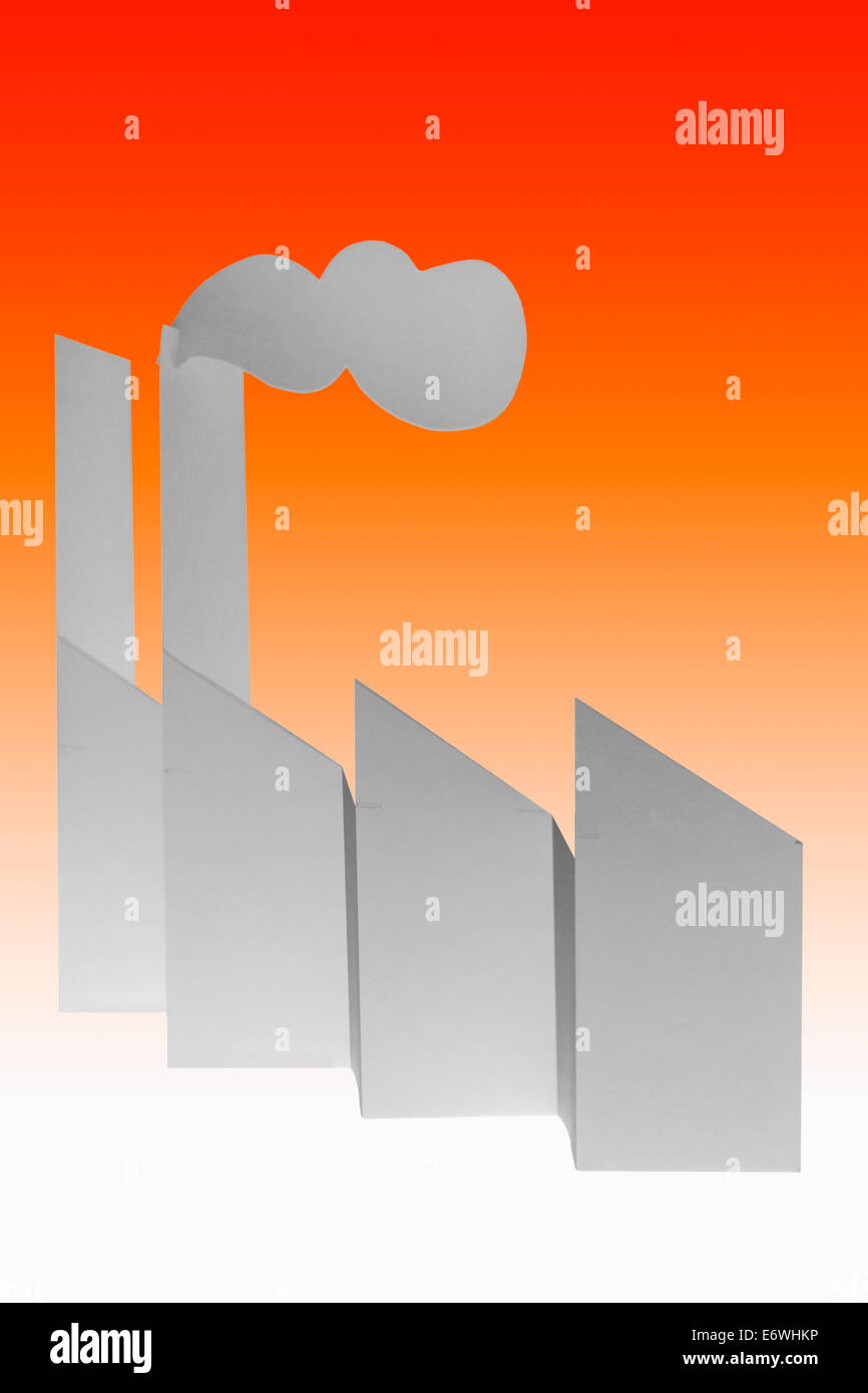 Factory Paper Cut out Stock Photo - Alamy