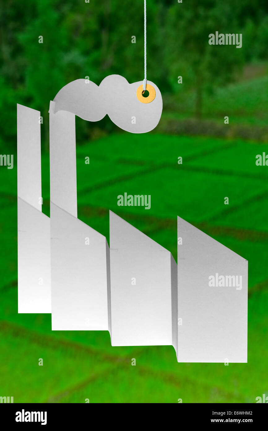 Factory Paper Cut out Stock Photo - Alamy