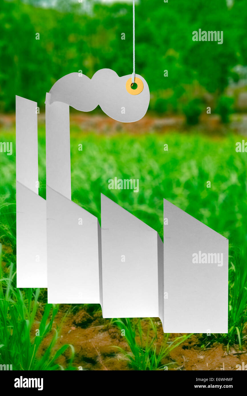 Factory Paper Cut out Stock Photo - Alamy