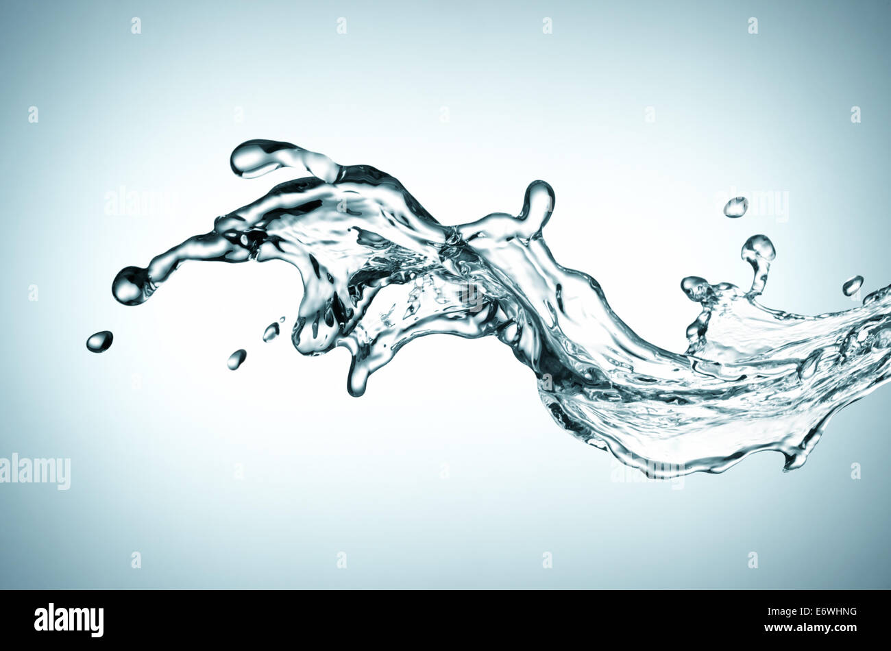 water or liquid splash against plain background Stock Photo - Alamy
