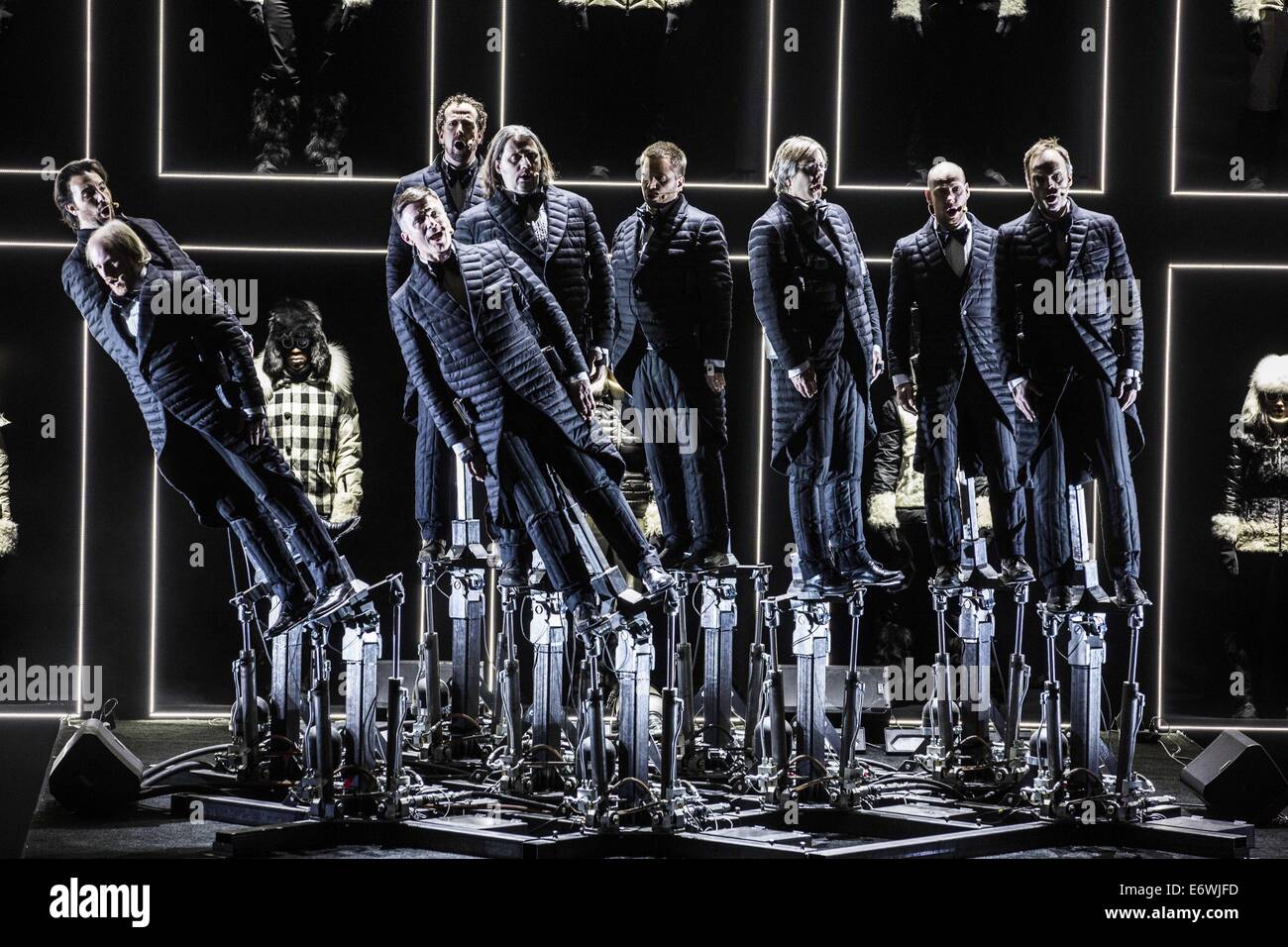 Mercedes-Benz Fashion Week Fall/Winter 2014 - Moncler Presentation Show ...