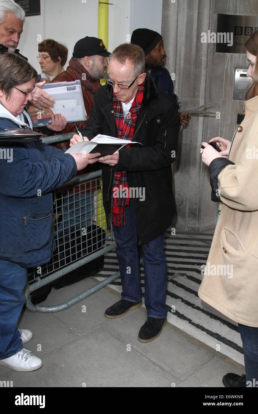 Topper Headon of The Clash leaving the BBC Radio 2 studios Featuring: Topper Headon Where ...
