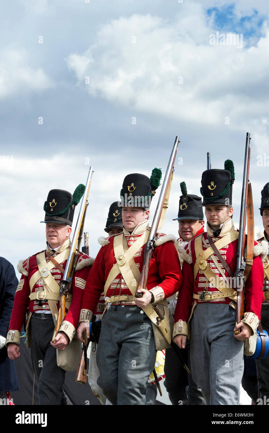 3rd East Kent Regiment of foot. The Buffs. Infantry regiment of the ...