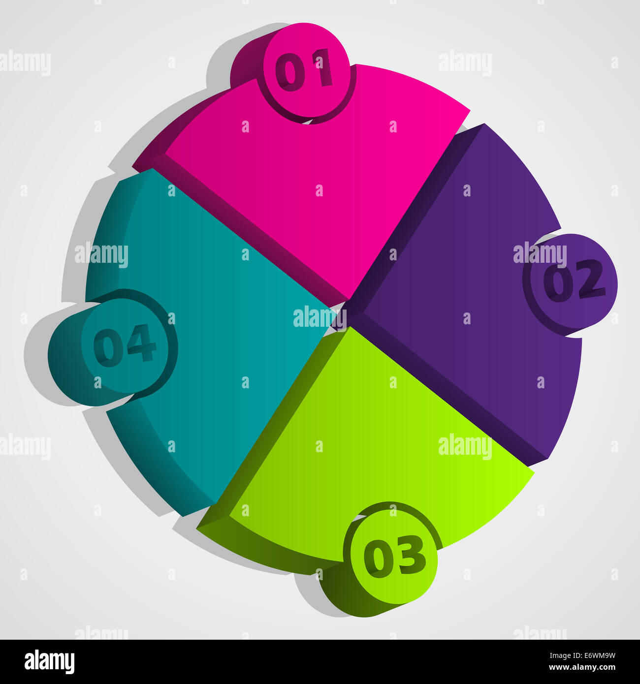 3d diagram with bubble grades and place for text Stock Photo - Alamy