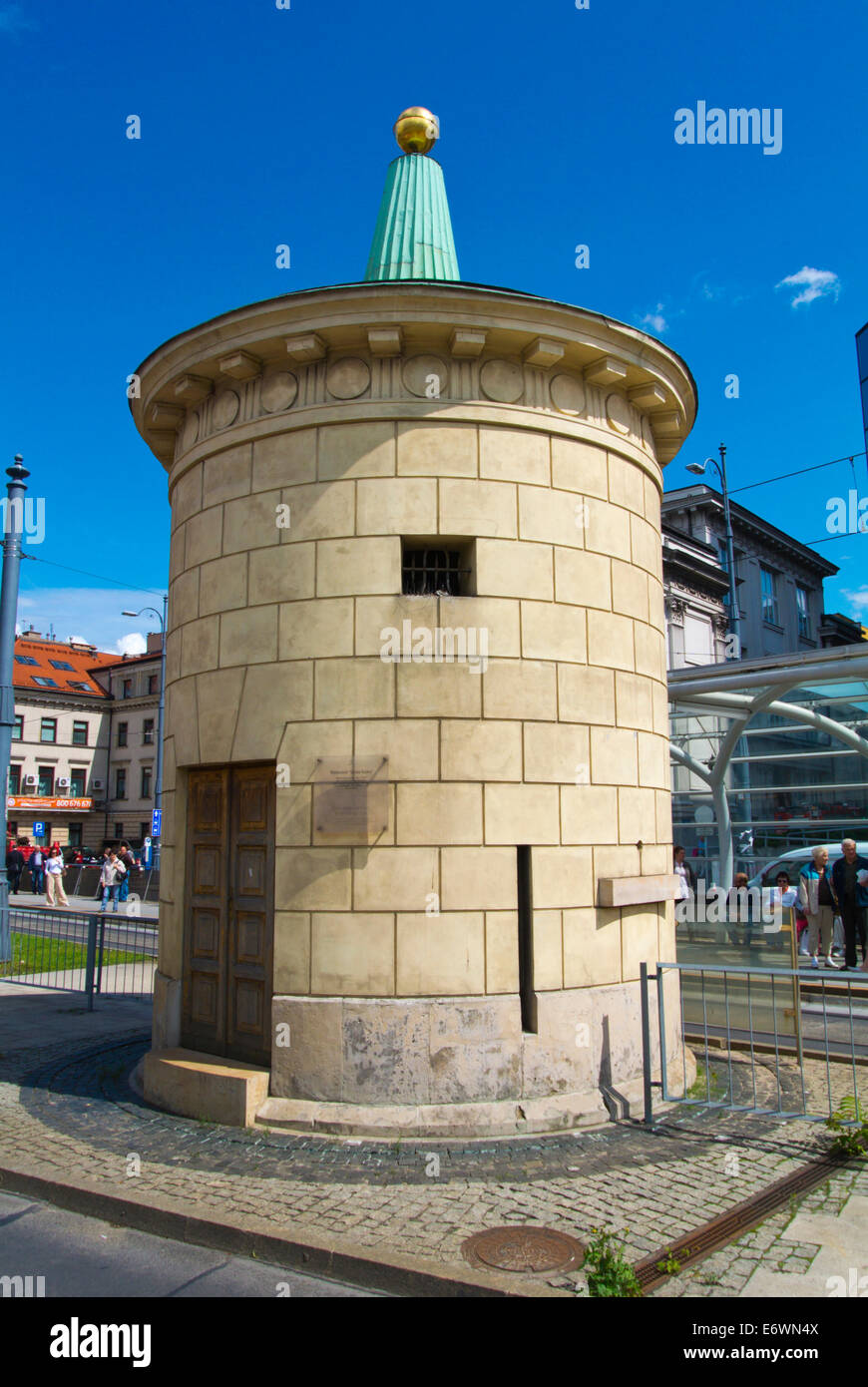 Kruba Kaska,Water storage tank, Plac Bankowy square, central Warsaw ...