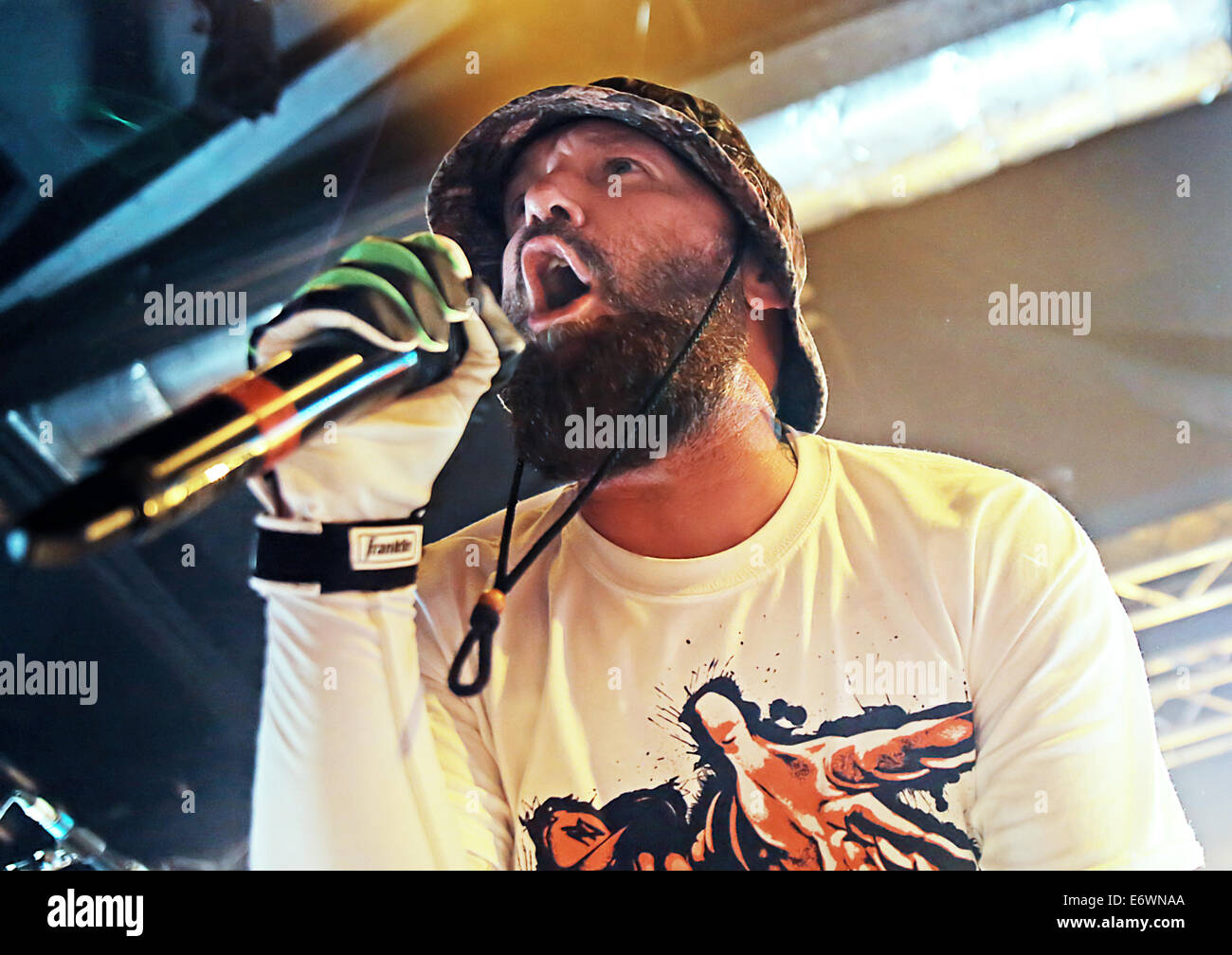 Limp Bizkit performing live on stage at the Liverpool O2 Academy ...