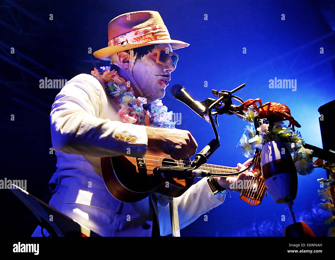 Wes borland limp bizkit performing hi-res stock photography and images ...