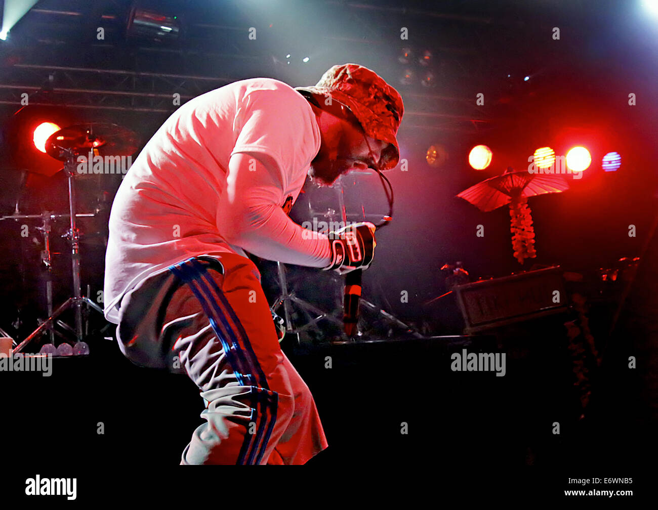 Limp Bizkit performing live on stage at the Liverpool O2 Academy ...