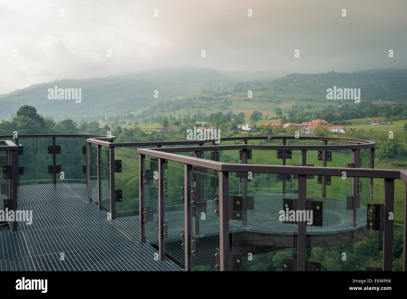Viewpoint of river birth Gándara Stock Photo - Alamy