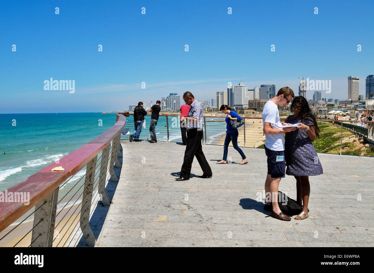 Map of old tel aviv hi-res stock photography and images - Alamy
