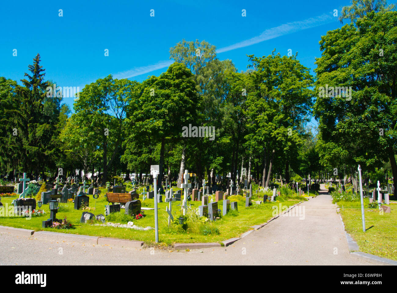 Hietaniemen hautausmaa, Hietaniemi cemetery, Töölö district, Helsinki ...