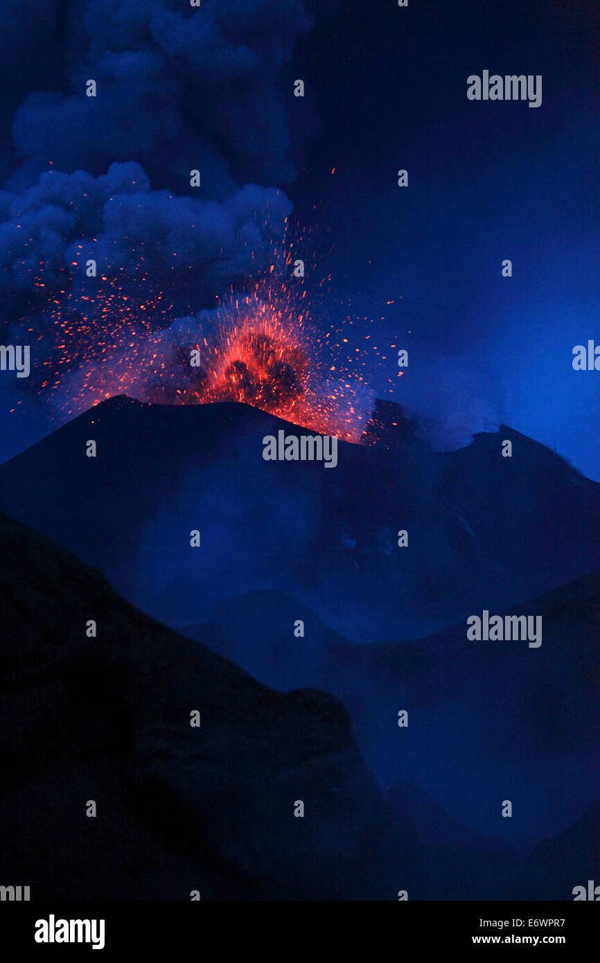 Tavurvur Volcano, Rabaul, East New Britain, Papua New Guinea, Pacific ...