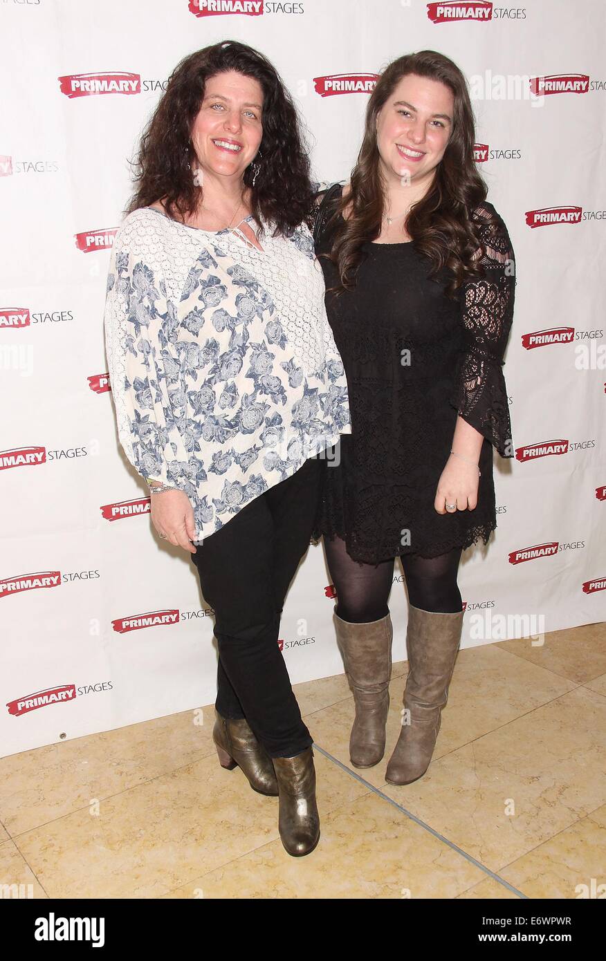 The opening night party for the Off-Broadway comedy The Tribute Artist ...