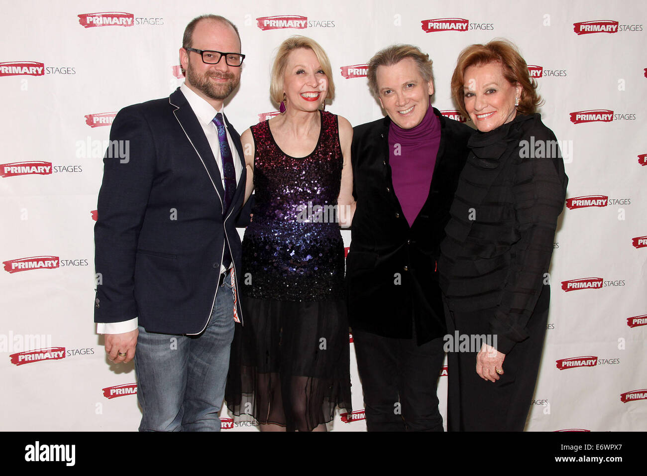 The opening night party for the Off-Broadway comedy The Tribute Artist ...