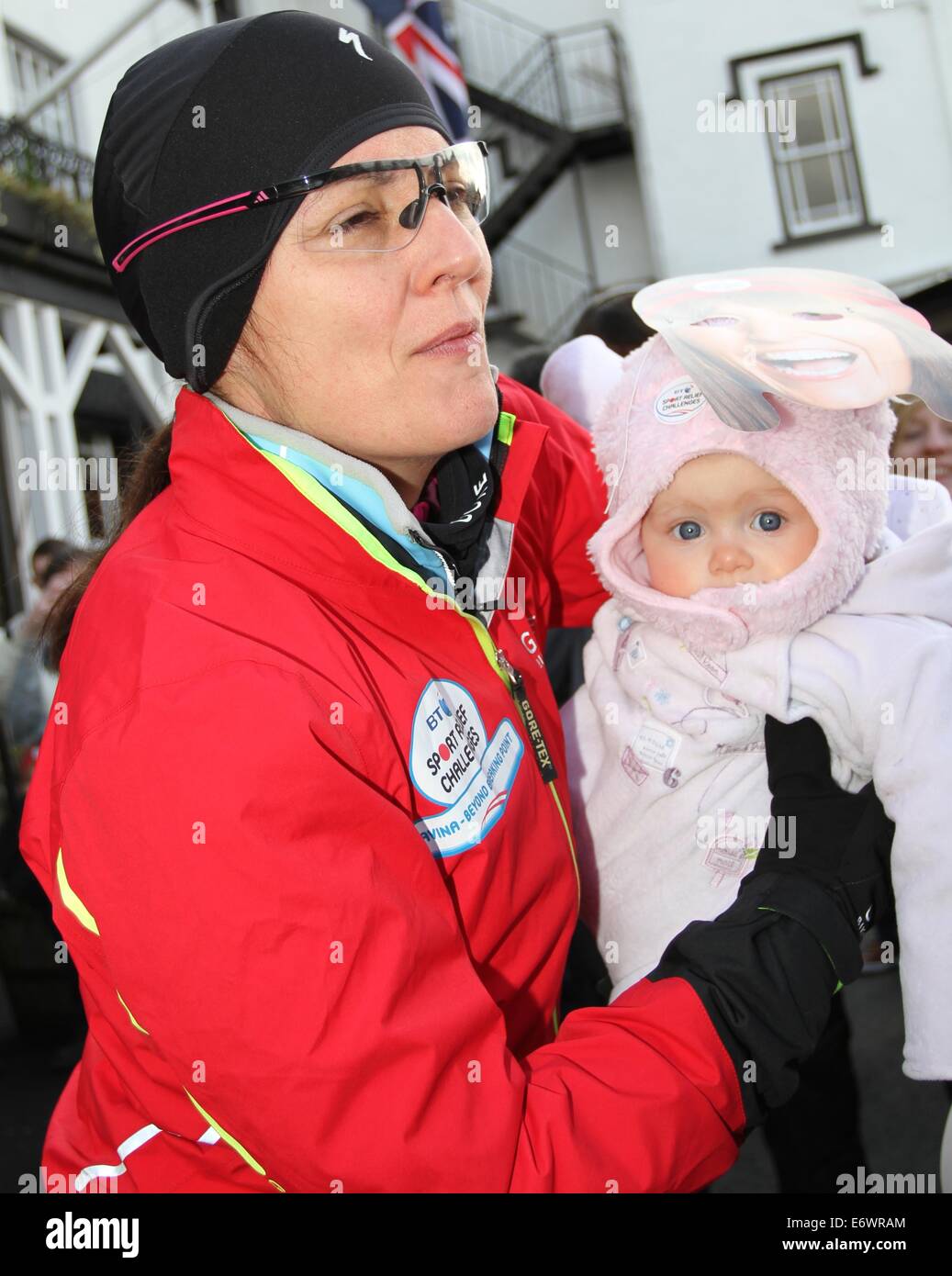 Davina McCall continues day 3 of her BT Sport Relief Challenge 'Davina ...