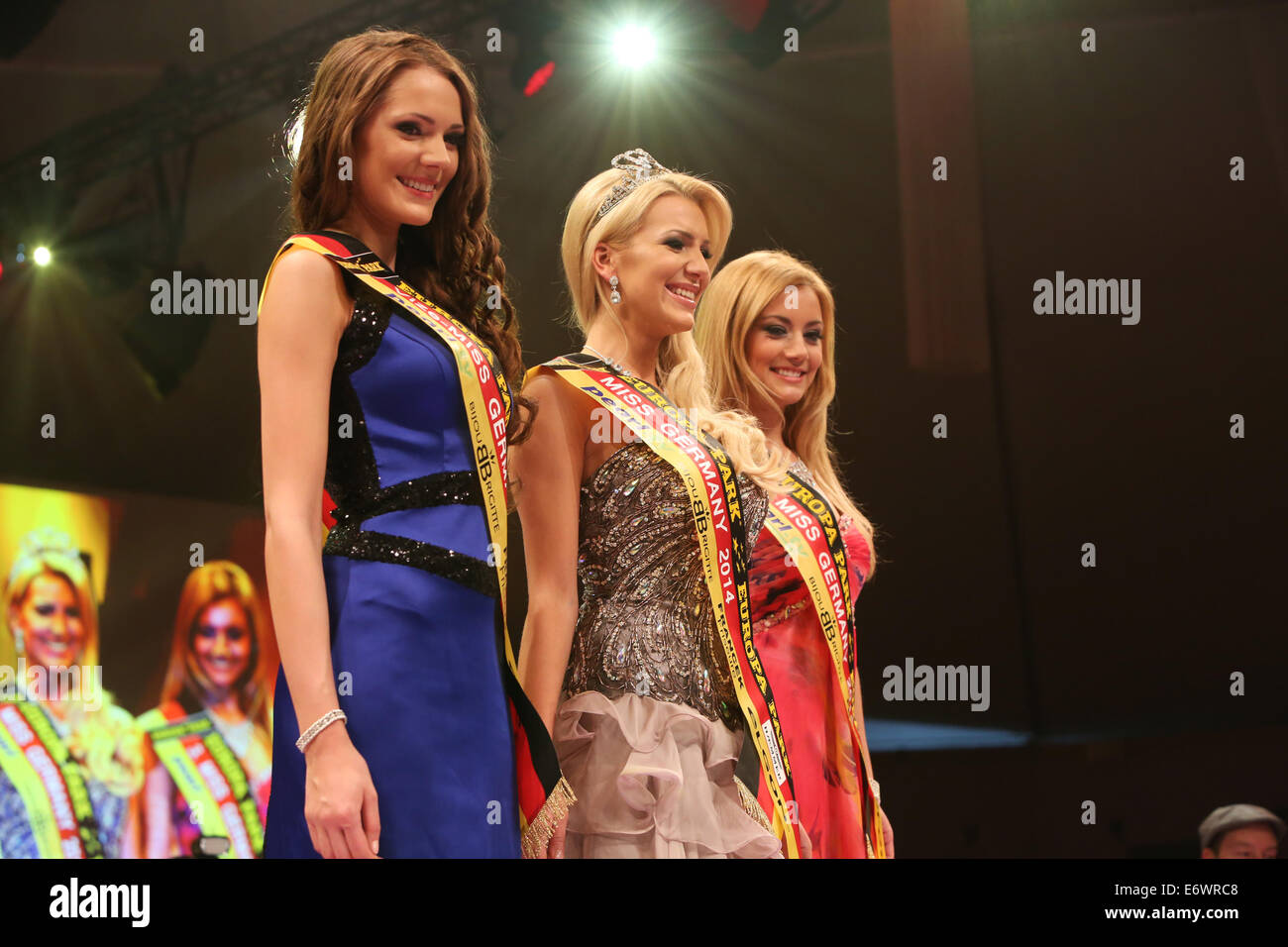 Miss Germany 2014 beauty contest at Europapark Rust. Miss Germany ...