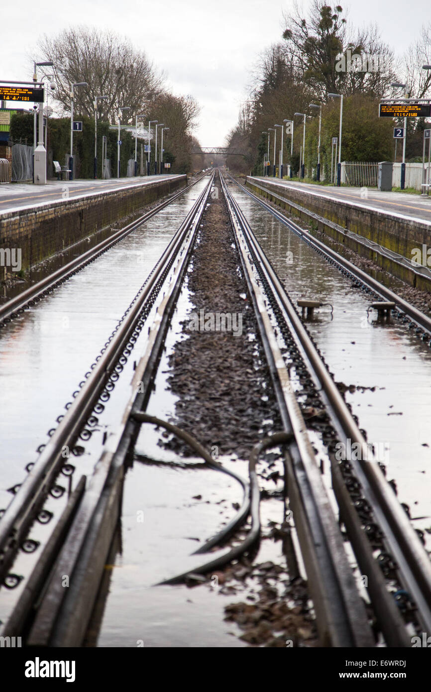 Scenes showing the flooded town of Datchet in Bucks after the river ...