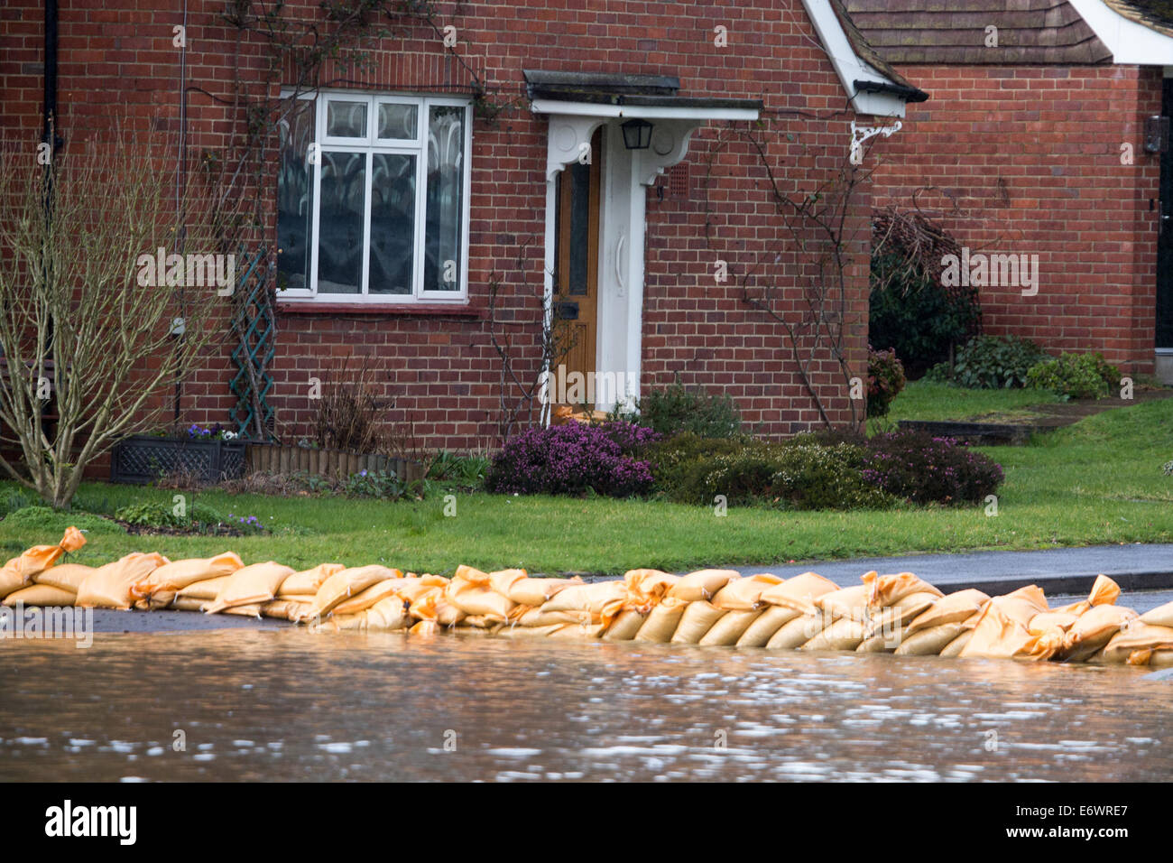Scenes showing the flooded town of Datchet in Bucks after the river ...