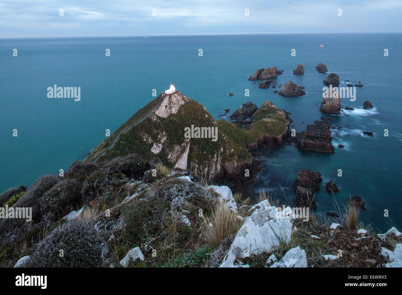 Nugget point lighthouse new zealand hi-res stock photography and images ...