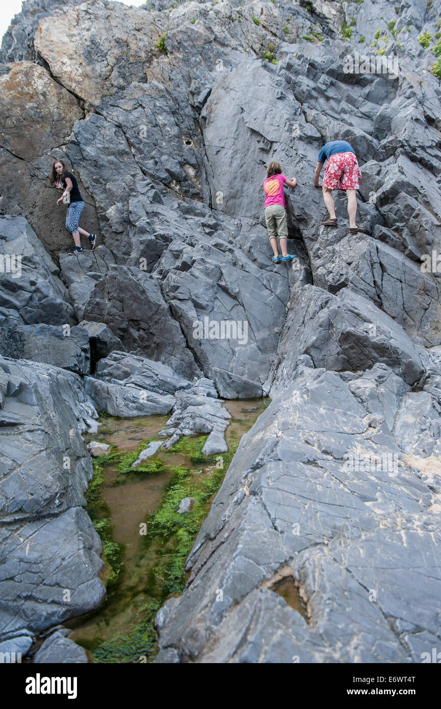 Gower Climbing High Resolution Stock Photography and Images - Alamy