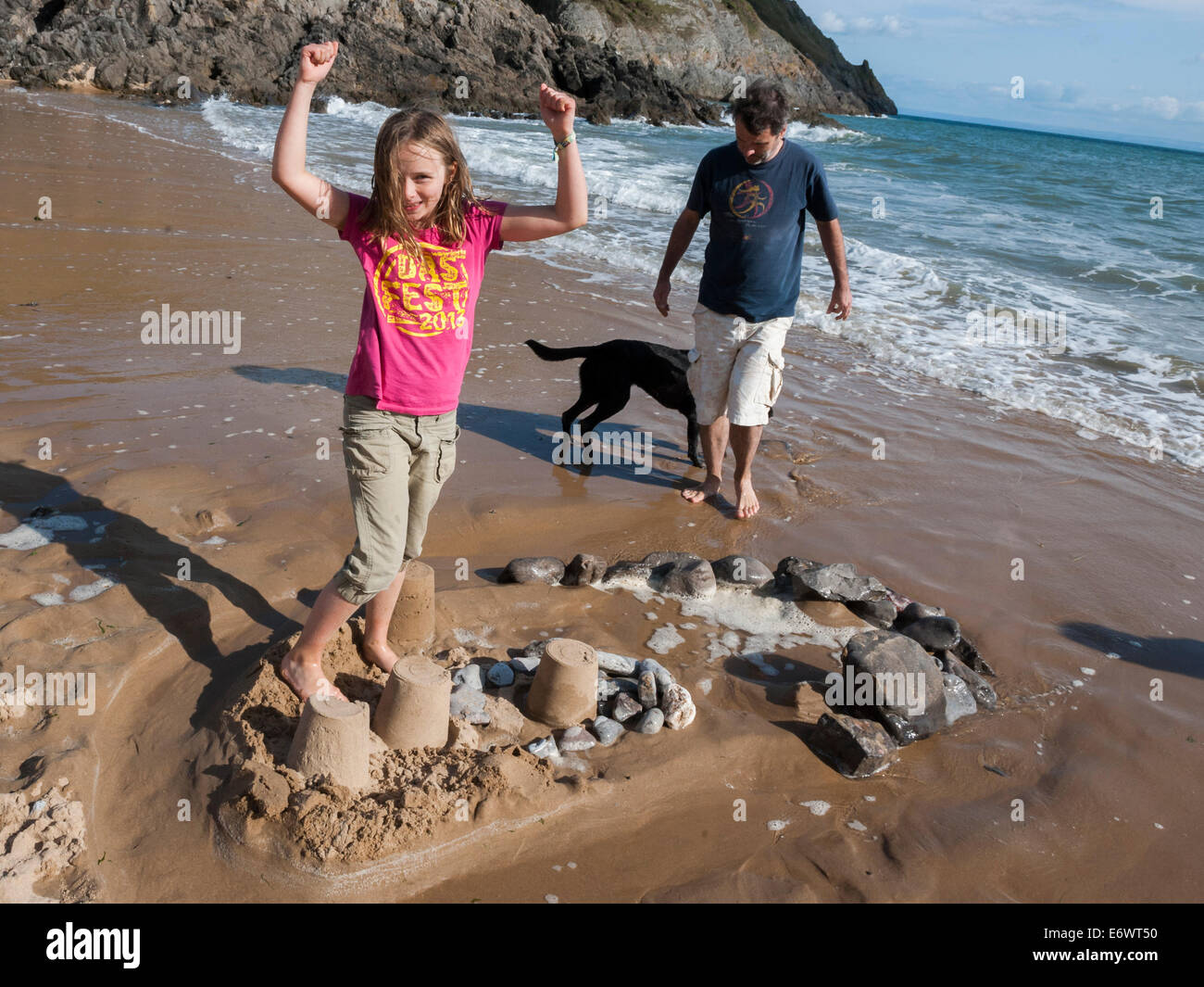 Pennard Castle On Gower Peninsula High Resolution Stock Photography and ...