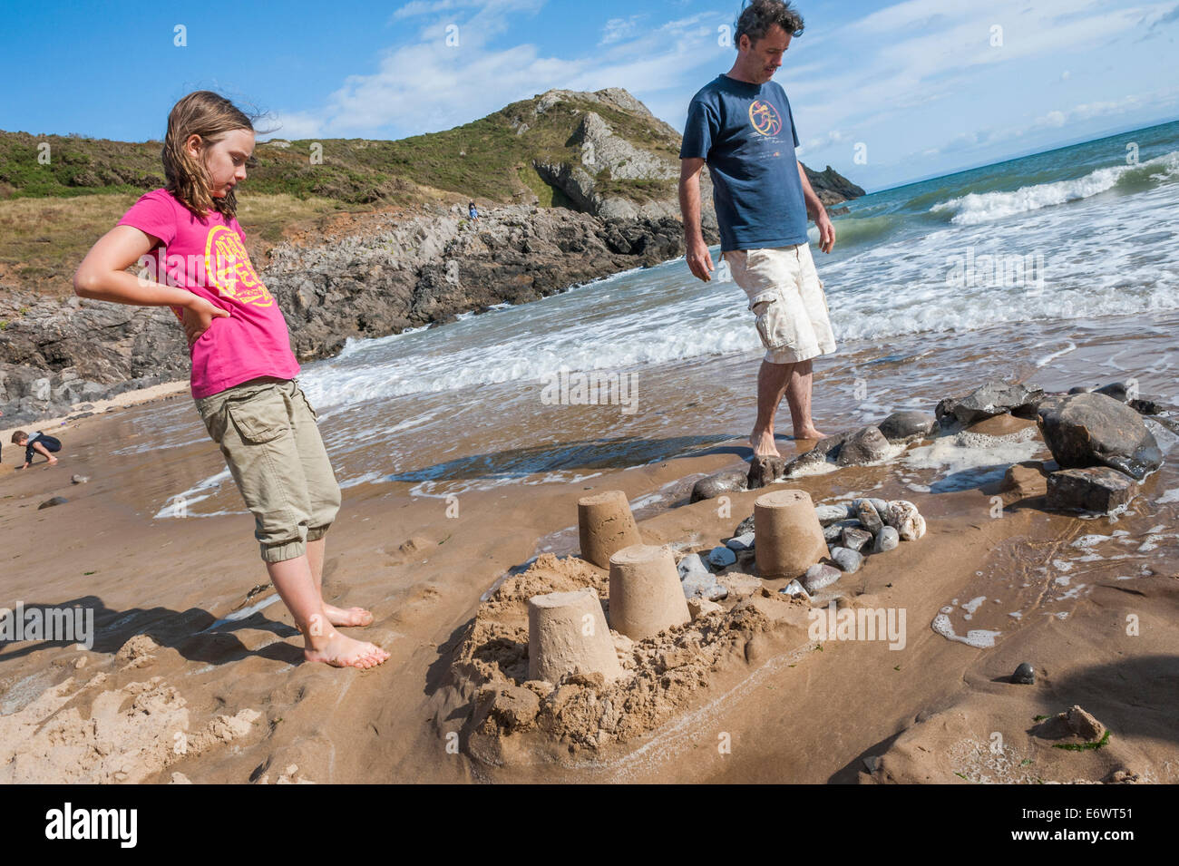 Building Sand Castles High Resolution Stock Photography and Images - Alamy