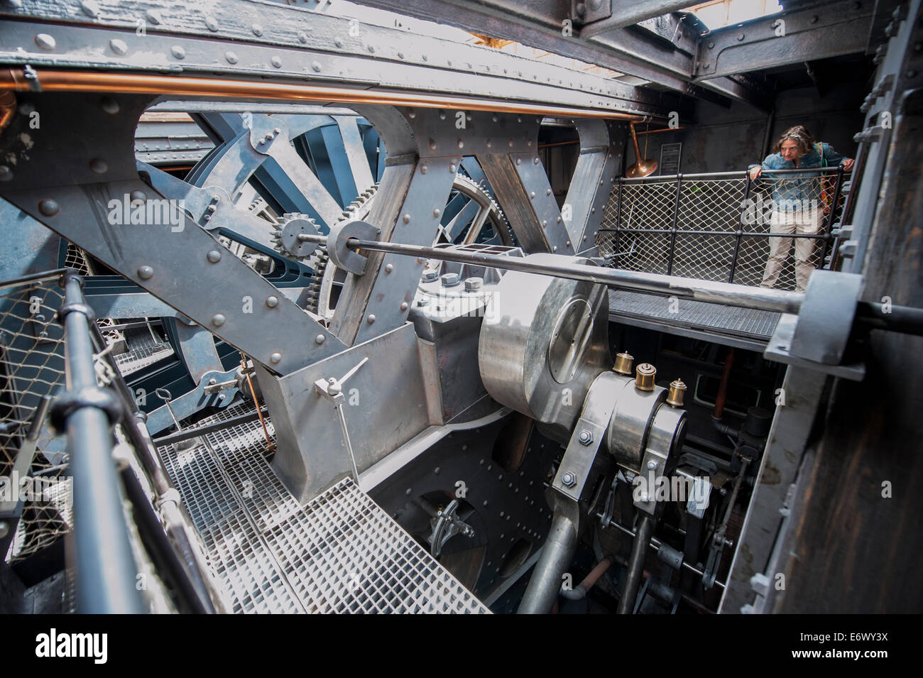 Steam ship engine room hi-res stock photography and images - Alamy