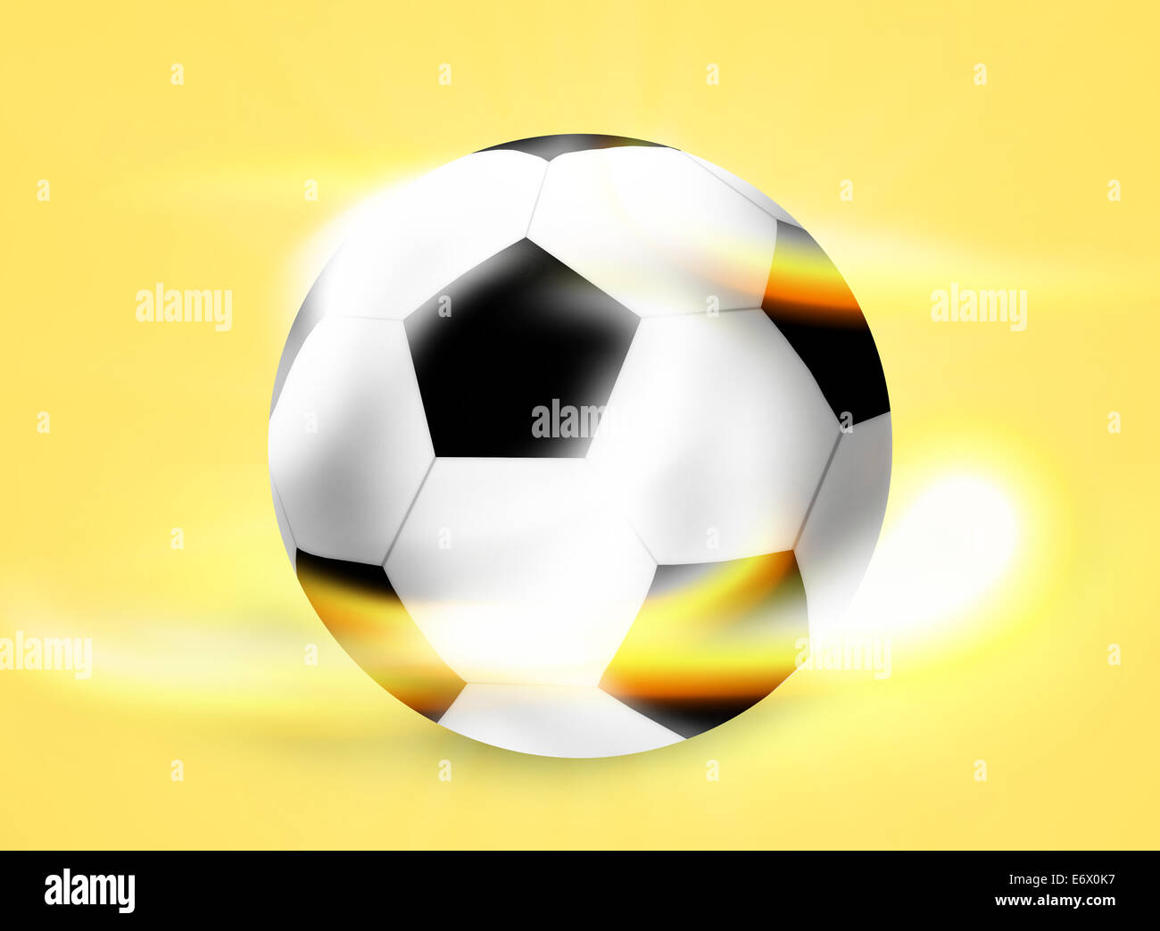 Football Soccer Ball Creative Ball Light Design Stock Photo - Alamy